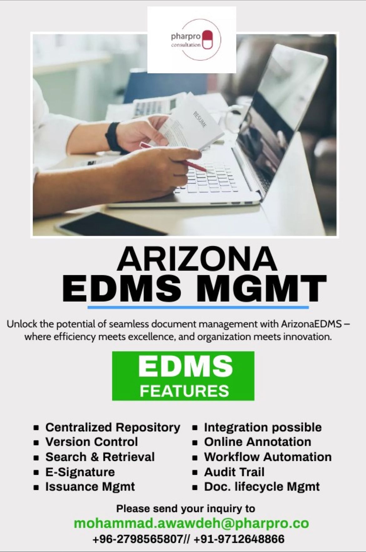 CSV, QA, Validation, Quality Improvement - Pharmaceutical Service Provider